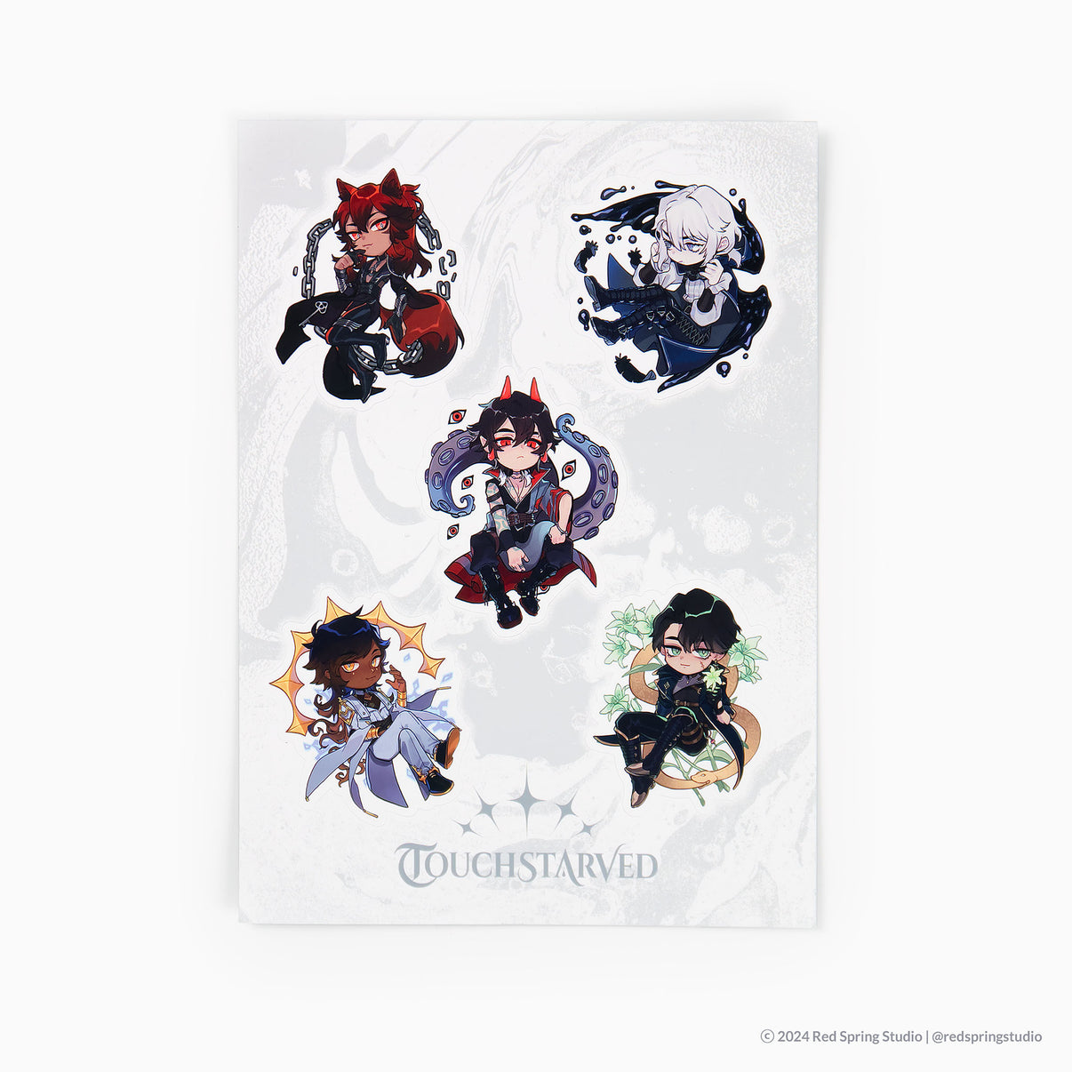 TOUCHSTARVED KS Sticker Sheet – Red Spring Studio